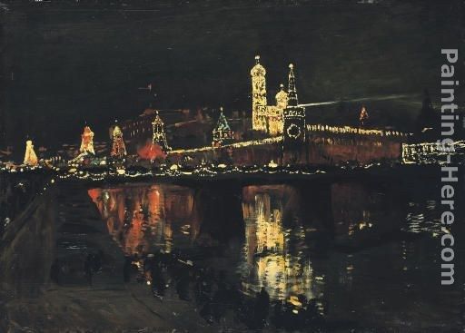 2011 The Illumination of the Kremlin Painting - iPaintingsforsale.com