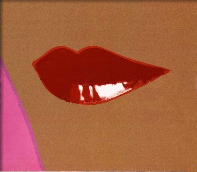 Andy Warhol Page from Lips Book Painting - iPaintingsforsale.com