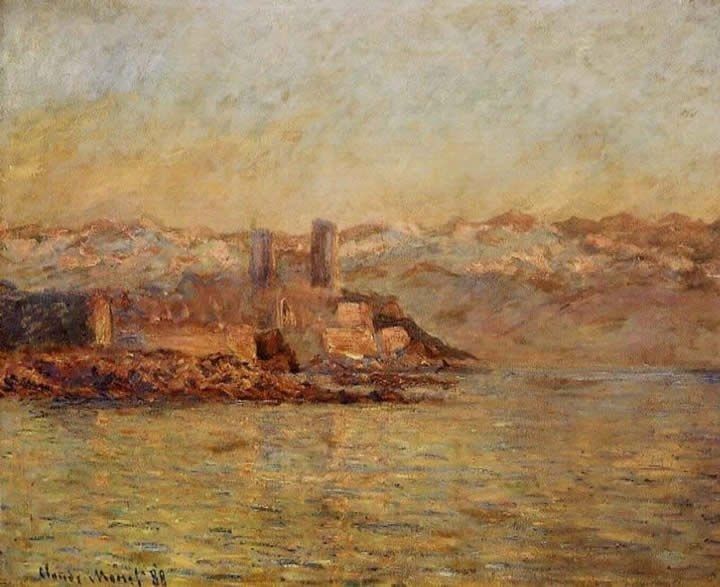 Claude Monet Antibes and the Maritime Alps Painting - iPaintingsforsale.com