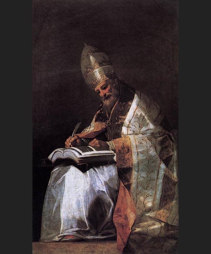 Francisco de Goya St Gregory Painting - iPaintingsforsale.com