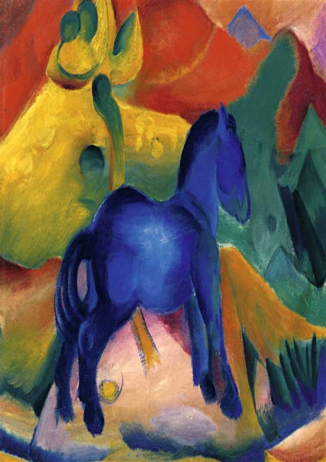 Franz Marc Blue Horses Painting - iPaintingsforsale.com