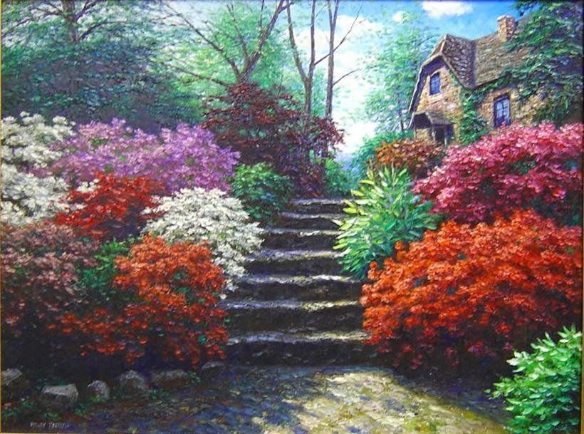Henry Peeters Fairfield Steps Painting - iPaintingsforsale.com