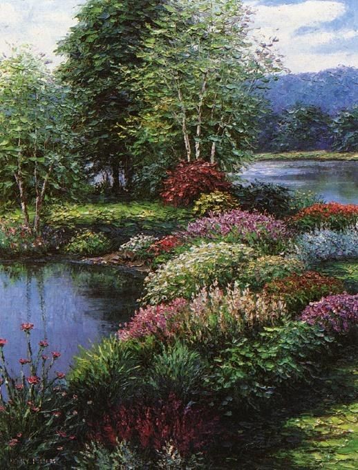 Henry Peeters Scarborough Pond Painting - iPaintingsforsale.com