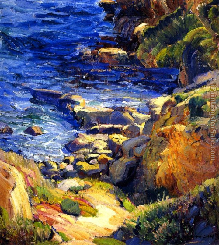 Joseph Kleitsch Rocky Cove, Laguna Painting - iPaintingsforsale.com