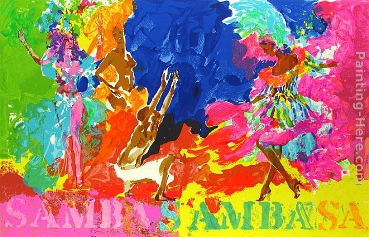 Leroy Neiman Samba Samba Painting - iPaintingsforsale.com