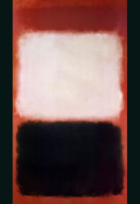 Mark Rothko The Black and The White Painting - iPaintingsforsale.com