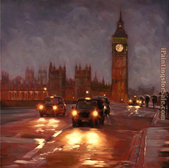 Mark Spain As The Night Draws In Painting - iPaintingsforsale.com