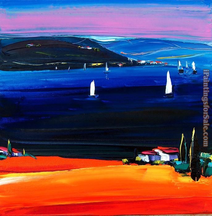 Maya Green THE ELEMENTS OF BRIGHT SUN Painting - iPaintingsforsale.com