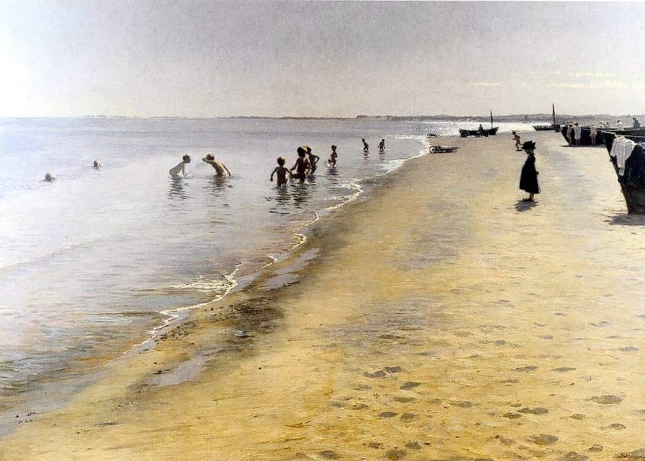 Peder Severin Kroyer Dia de verano en Skagen Painting ...