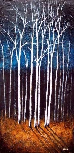 Robert Cook INTO THE WOODS Painting - iPaintingsforsale.com