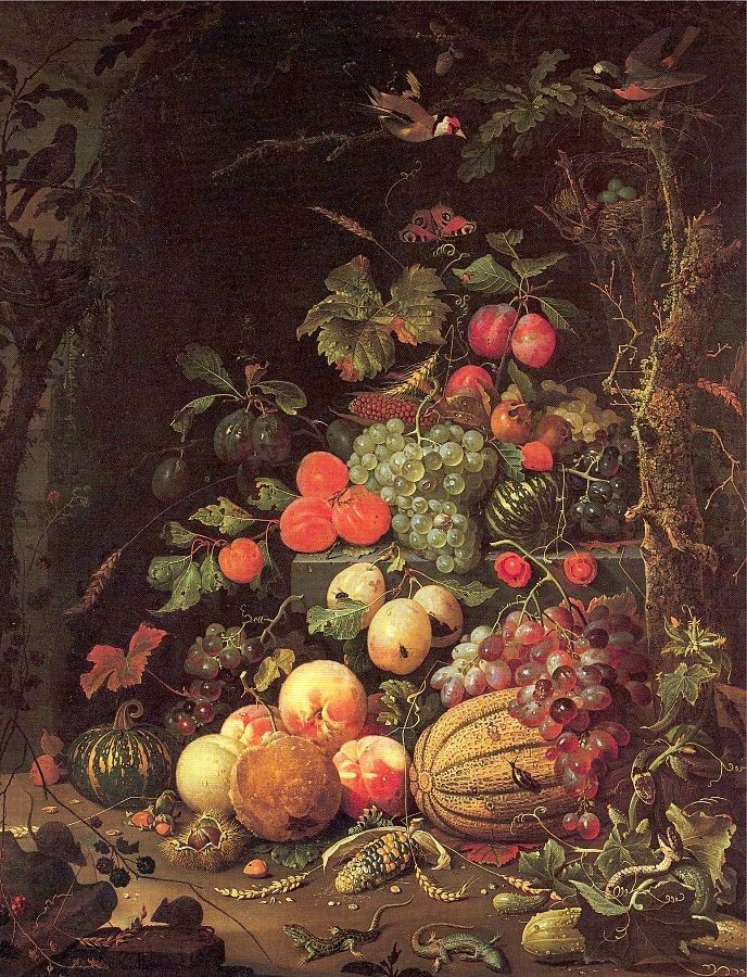 Unknown Artist Abraham Mignon Still Life Painting - iPaintingsforsale.com