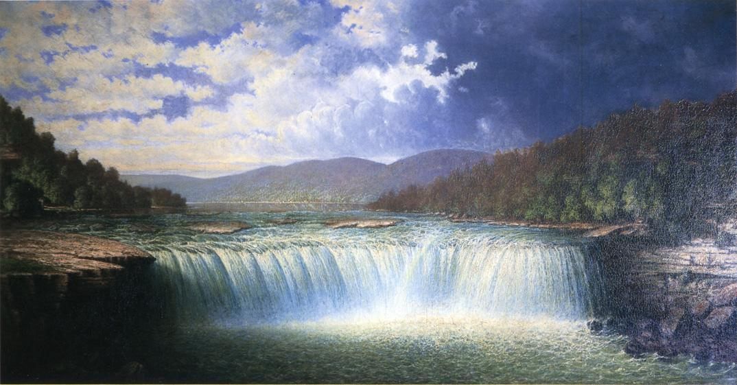 Unknown Artist Falls of the Cumberland River Whitley County Kentucky by ...