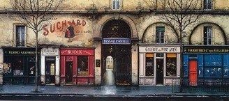 Unknown Artist Store front Painting - iPaintingsforsale.com