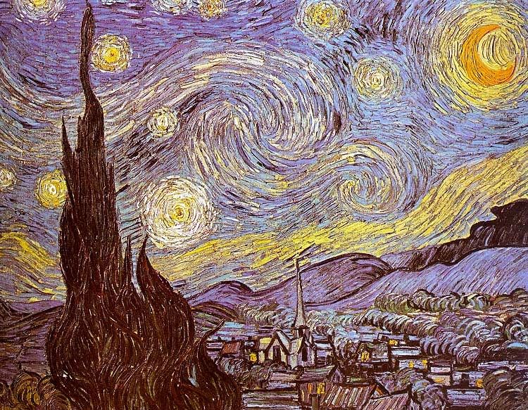 Vincent van Gogh The Starry Night Saint-Remy Painting ...