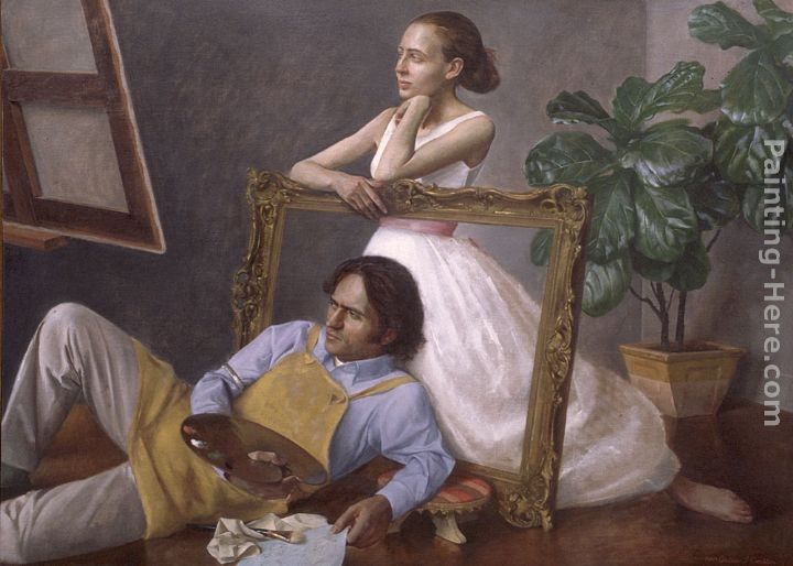 Andrew Sterrett Conklin Artist and Model III Painting ...