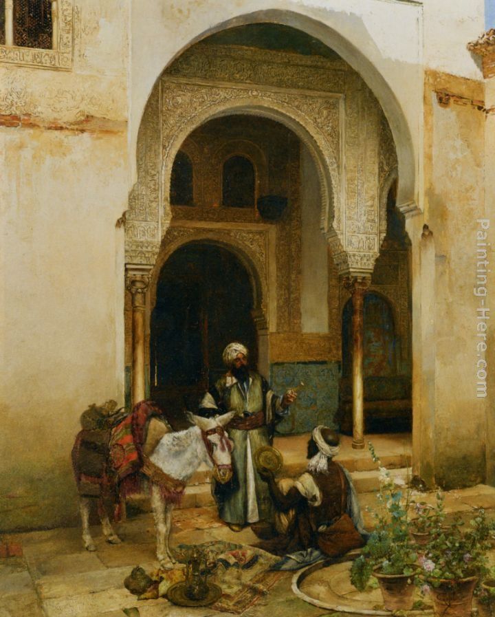 Clement Pujol de Guastavino An Arab Merchant Painting ...