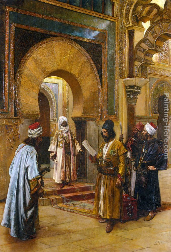 Clement Pujol de Guastavino An Arab Merchant Painting ...