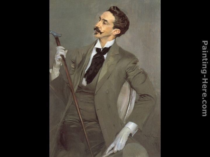 Giovanni Boldini Count Robert de Montesquiou Painting ...