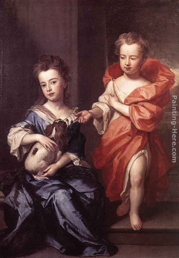 Godfrey Kneller Edward and Lady Mary Howard Painting ...