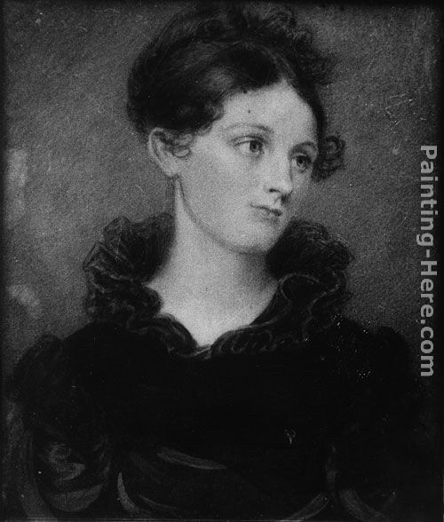 Henry Inman Portrait of a Young Lady Painting - iPaintingsforsale.com