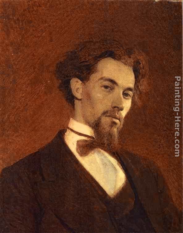 Ivan Nikolaevich Kramskoy Portrait of the Artist Konstantin Savitsky ...