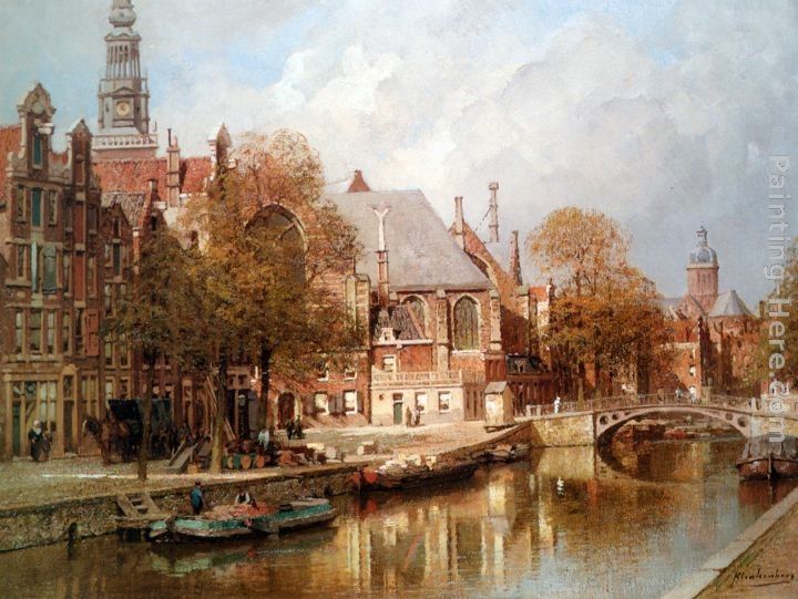 Johannes Christiaan Karel Klinkenberg The Oude Kerk and St ...