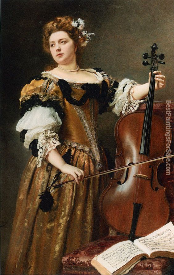 Gustave Jean Jacquet paintings for sale - iPaintingsforsale.com