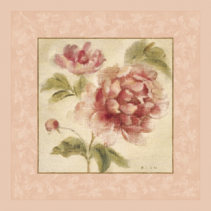 Cheri Blum Rose on Acanthus I Painting 50% off - iPaintingsforsale.com