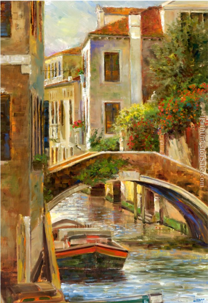 Michael Longo back bridge Painting 50% off - iPaintingsforsale.com