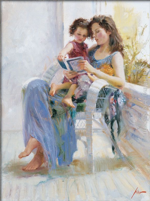 Pino Book of Poems Painting 50% off - iPaintingsforsale.com