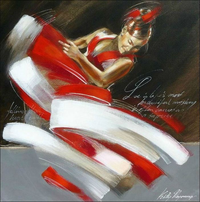 2012 Kitty Meijering Dance III Painting - iPaintingsforsale.com