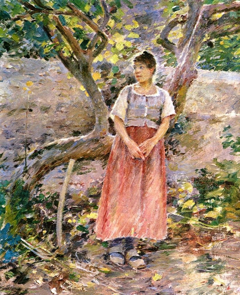 Theodore Robinson Potato Harvest Painting - iPaintingsforsale.com